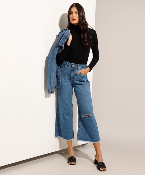 Moda Feminina - Calças Wide Jeans – cea