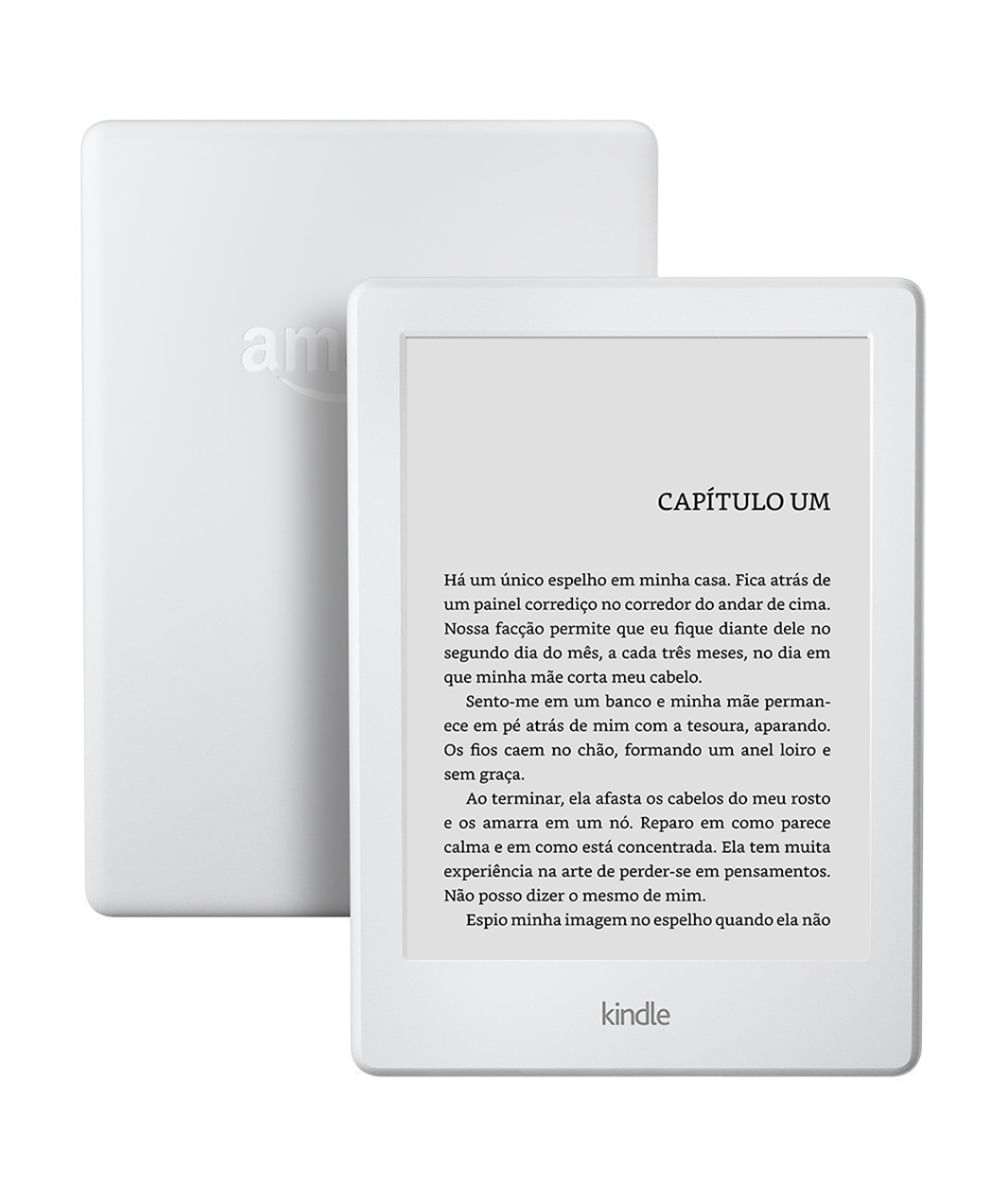 Kindle 8 ª Geração A568 Wi-fi BrancoTela De 6" Sem Reflexo e Sensível ...
